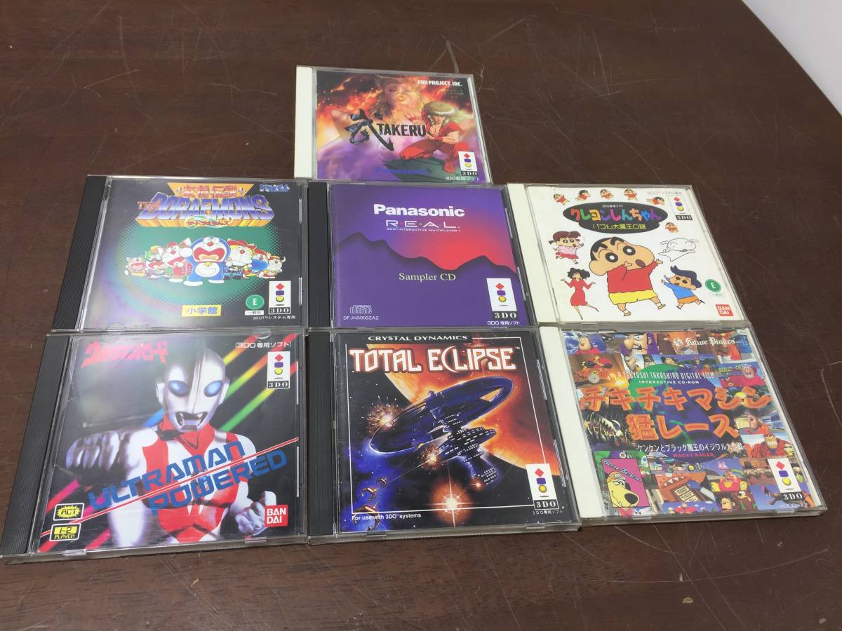 3DO ソフト 7本まとめ売り ウルトラマンパワード/TAKERU/ザ ドラえもんズなど ゲームソフト /現状品/動作未確認(3DO)｜売買さ ...