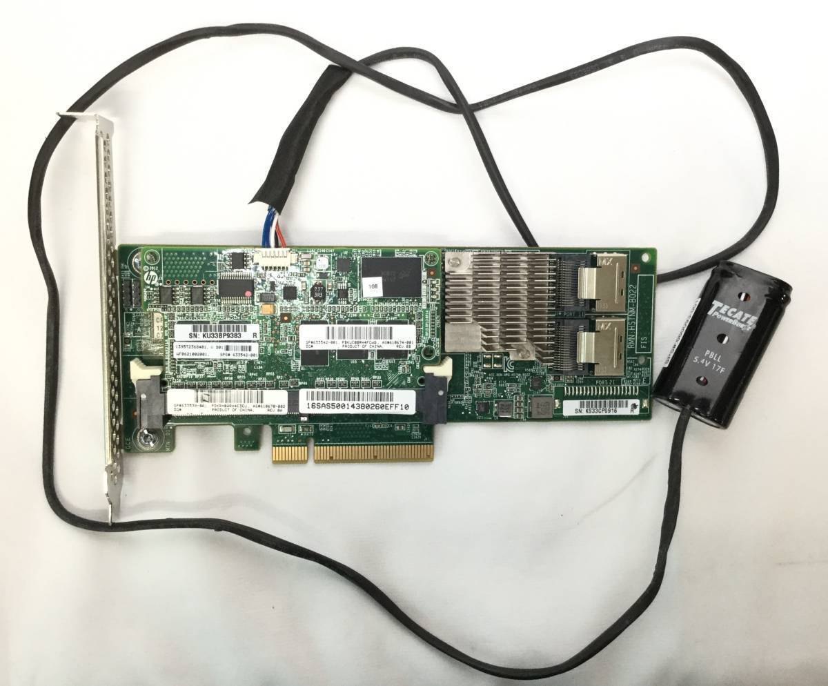 D122003-Y-09-② HP 631670-B21 Smart Array P420 1GB FBWC 2-port RAID ...