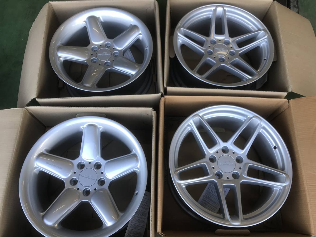 本物 BMW 5シリーズ E34/E39/E60/E61 7シリーズ E32/E38 など ACシュニッツァー タイプ1/3左右履き 18インチ シルバー 5/120(5穴)｜売買された ...