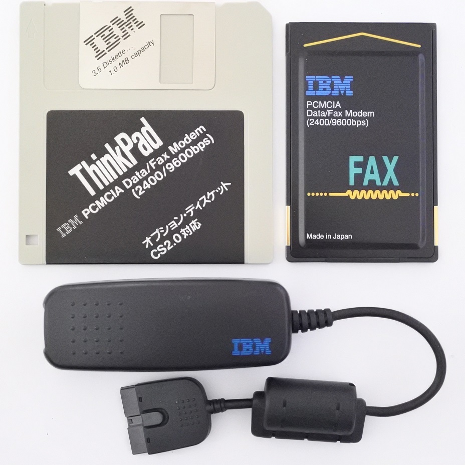 日本アイ ビー エム IBM Data/Fax Modem 2400/9600bps モデム PCMCIAカード(PCMCIA)｜売買された ...