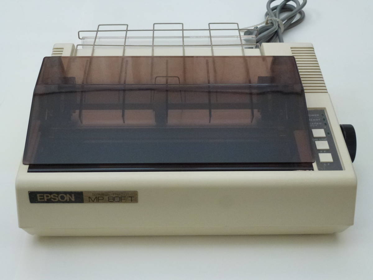 EPSON エプソン ドットインパクトプリンター MP-80F/T と参考書 プリンタ操縦法入門 箱付(ドットインパクトプリンタ)｜売買された ...