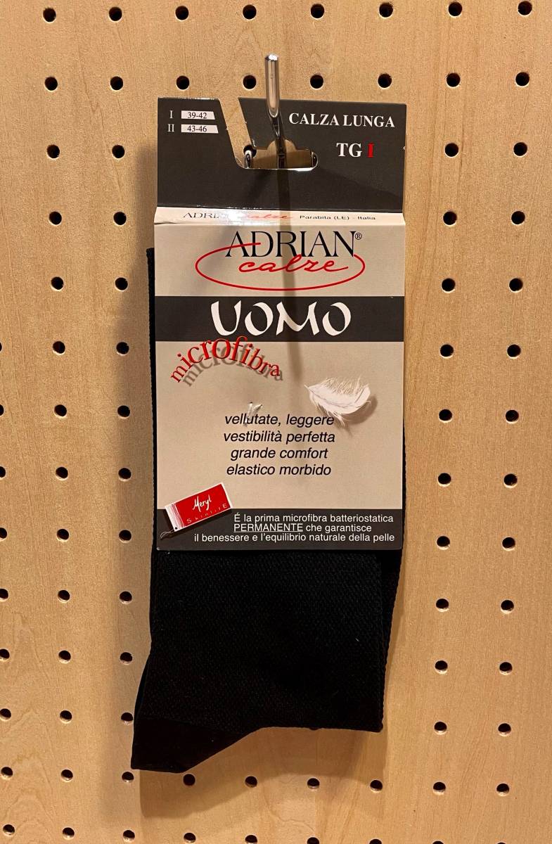 半額以下 ADRIAN アドリアン ソックス イタリア製 マイクロファイバー エストネーション 靴下 socks(無地)｜売買された ...