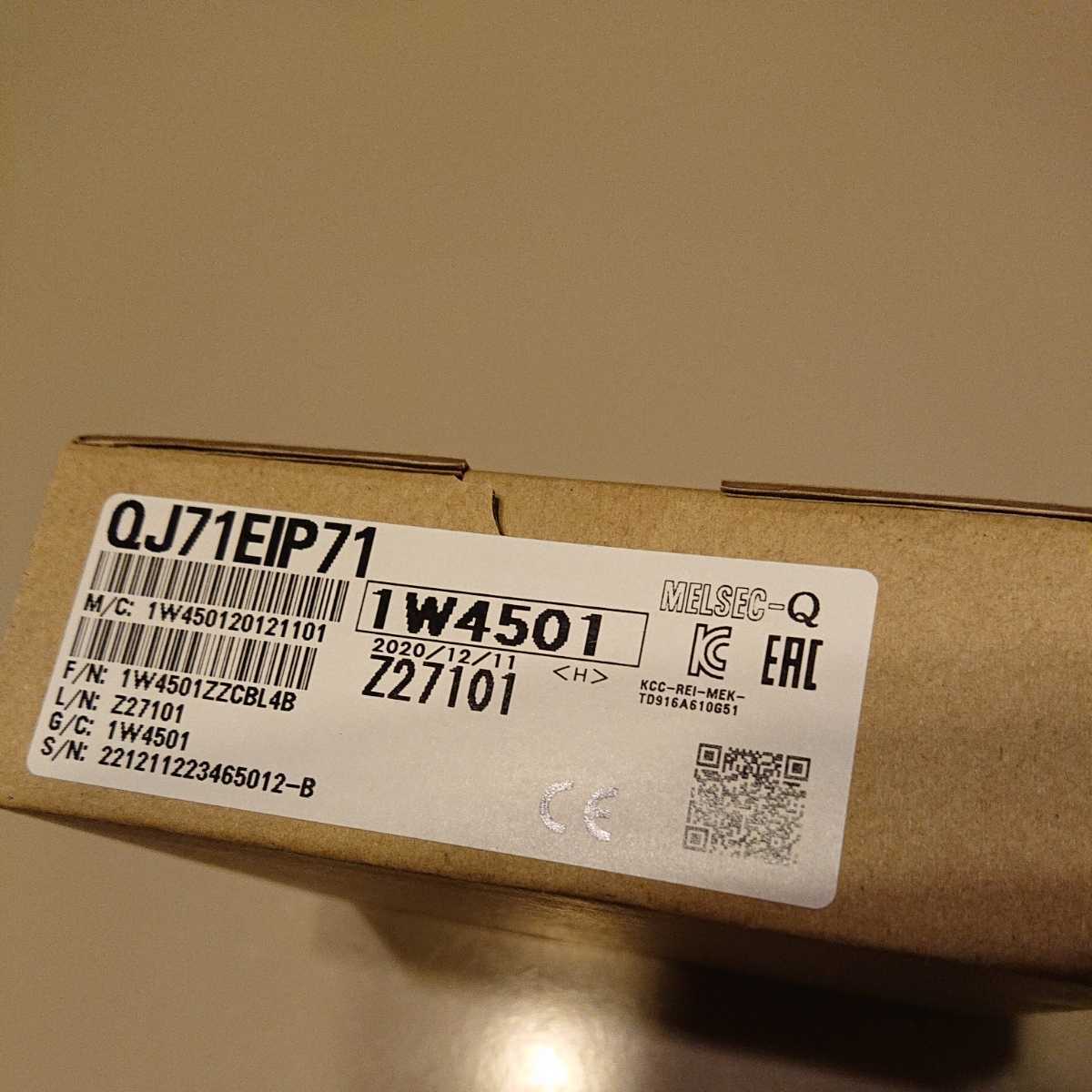 三菱シーケンサ EtherNet/IPネットワークインタフェースユニット QJ71EIP71 MELSEQ-Q 2020年12月製(その他 ...