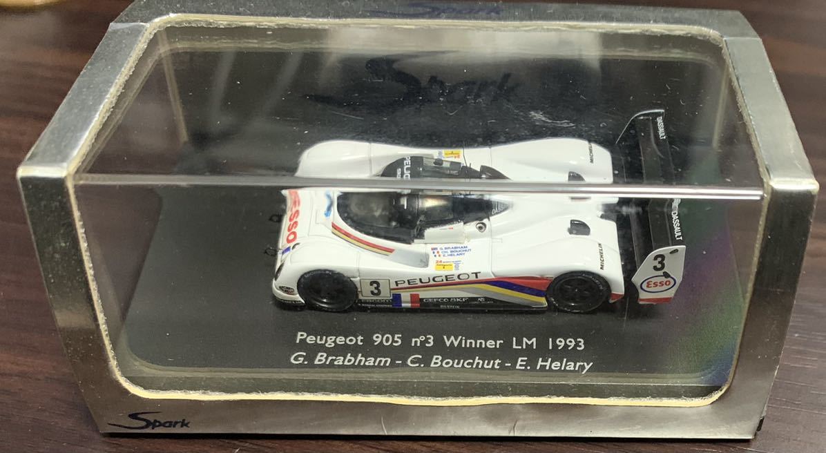 1/87 スパーク プジョー 905 #3 1993 lm ウィナー spark peugeot winner 87s008(レーシングカー ...