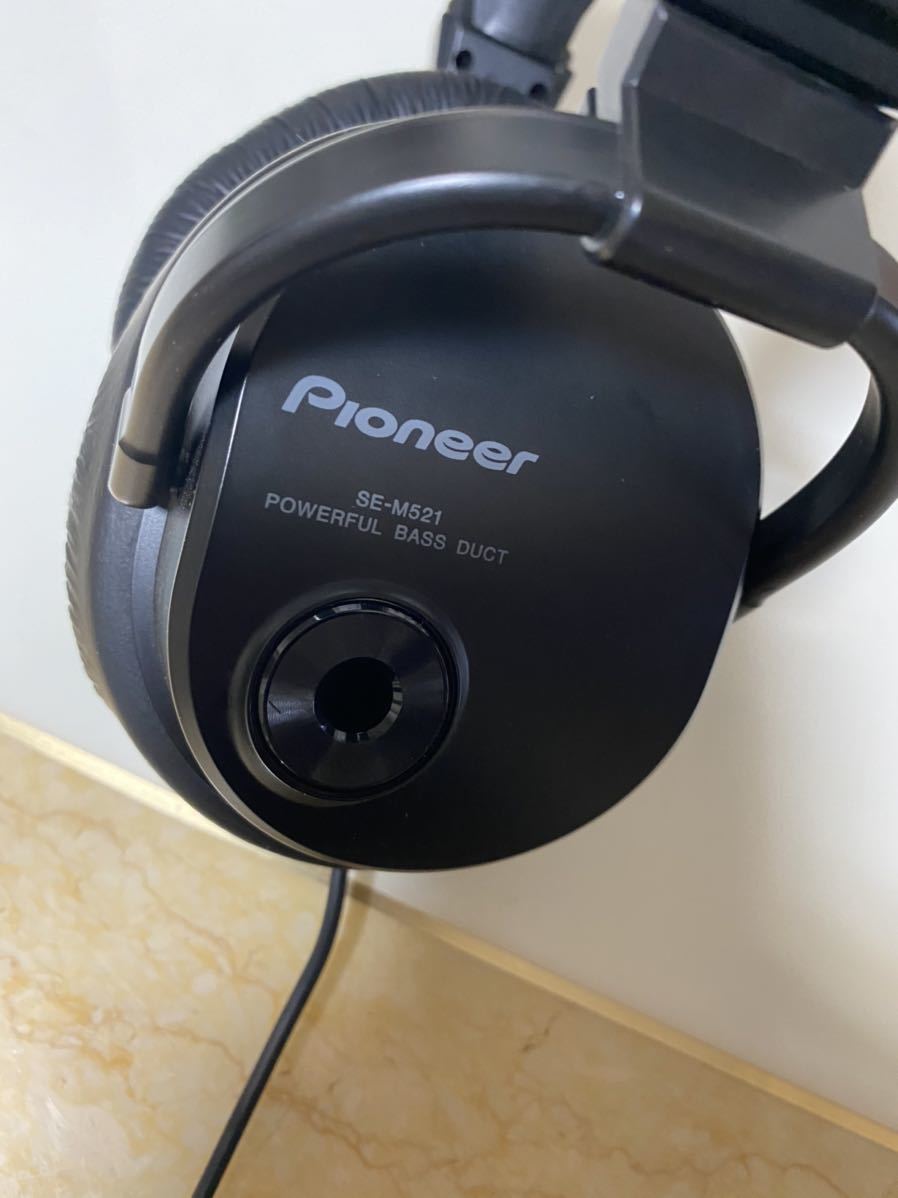 パイオニア Pioneer SE-M521 ヘッドホン オーバーイヤー密閉型 ブラック SE-M521(パイオニア)｜売買されたオークション ...