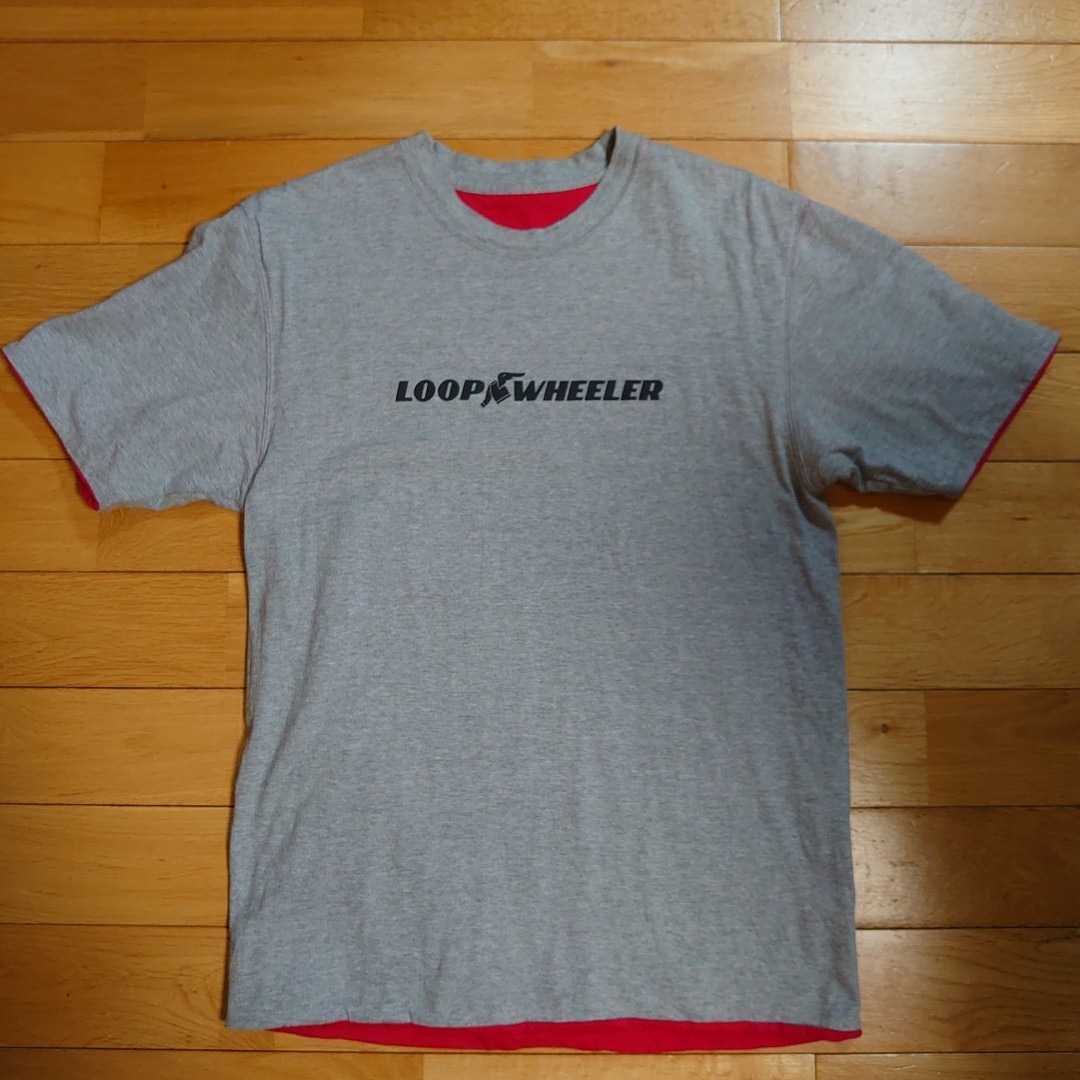 LOOPWHEELER リバーシブル Tシャツ Mサイズ グレー レッド ループウィラー(文字、ロゴ)｜売買されたオークション情報、yahooの商品情報をアーカイブ公開 - オークファン ...