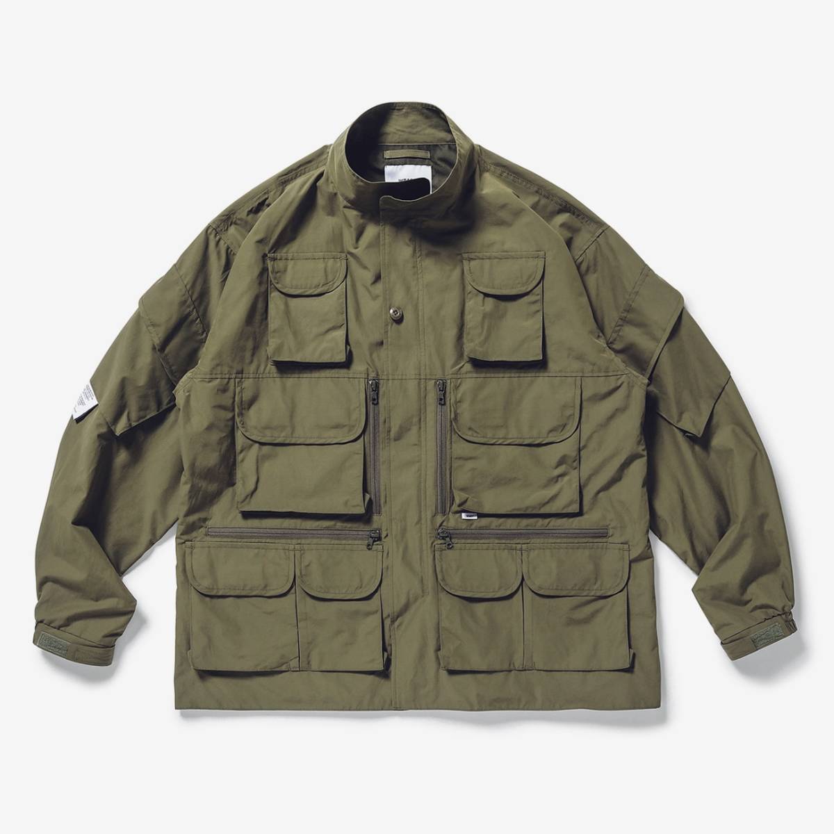 WTAPS 20aw MODULAR / JACKET / NYCO. TUSSAH OLIVE DRAB オリーブ Sサイズ ダブルタップス jungle buds(ジャンパー、ブルゾン ...
