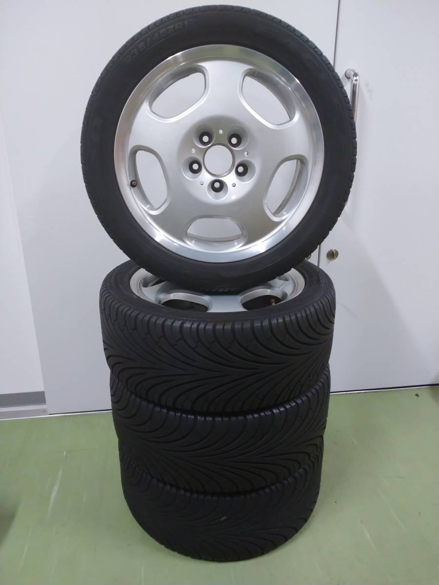 メルセデスベンツ W210 Eクラス純正 17x7.5+37 5H112 グッドイヤー イーグル F1 235/45R17 おまけ メルセデスのアルミ4本他付(ラジアルタイヤ)｜売買された ...