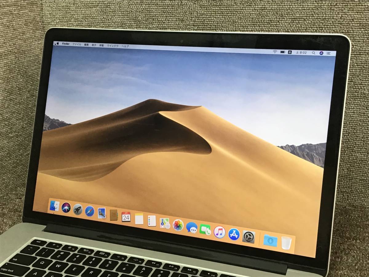 Mac Book Pro-A1398 Core i 7-2.5GHz+RAM16G 充放電564回 English Keyboard ...