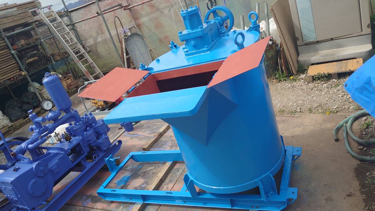 グラウトミキサー セメントミキサー ボーリングマシン 東邦地下工機製 MS-400B 取り外し後単体(撹拌（かくはん）機、ミキサー)｜売買され ...