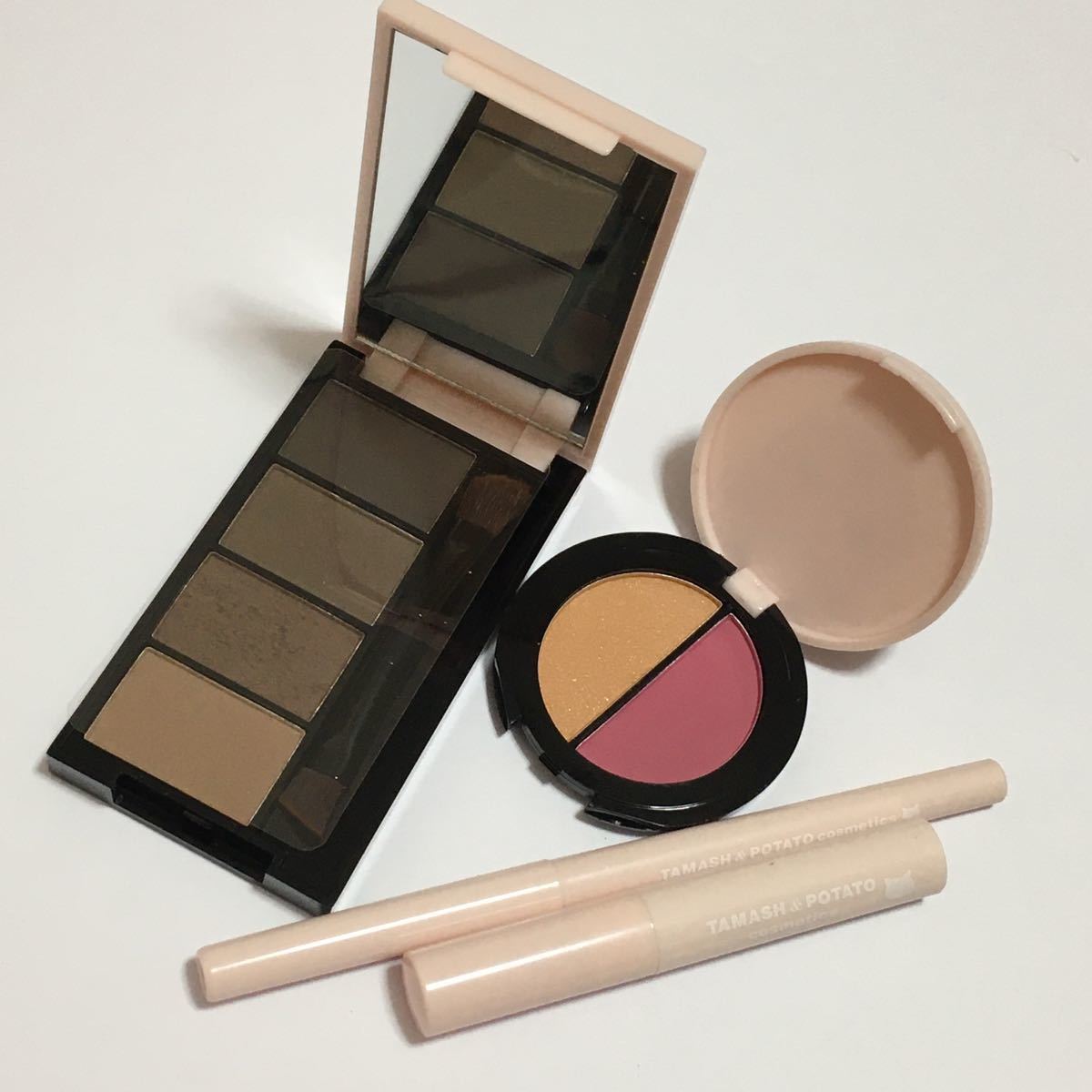 岡野瑞恵さん監修 TAMASH&POTATO cosmetics 大人の眉メイク4点8色セット GLOW グロー 2020年7月号付録(その他 ...