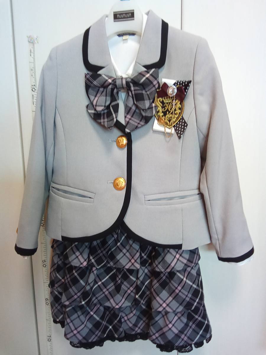 Hushushハッシュアッシュ 女の子フォーマル3点セット 120 入学式 七五三(その他)｜売買されたオークション情報、yahooの商品情報をアーカイブ公開 - オークファン（aucfan.com）