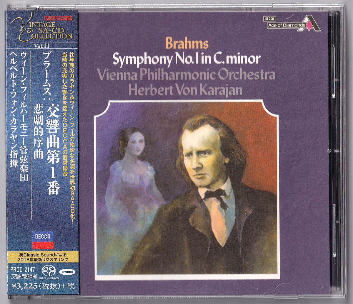 Tower PROC-2147 ヘルベルト フォン カラヤン ウィーン フィルハーモニー管弦楽団 ブラームス: 交響曲1番 悲劇的序曲 SACD(交響曲)｜売買されたオークション情報 ...