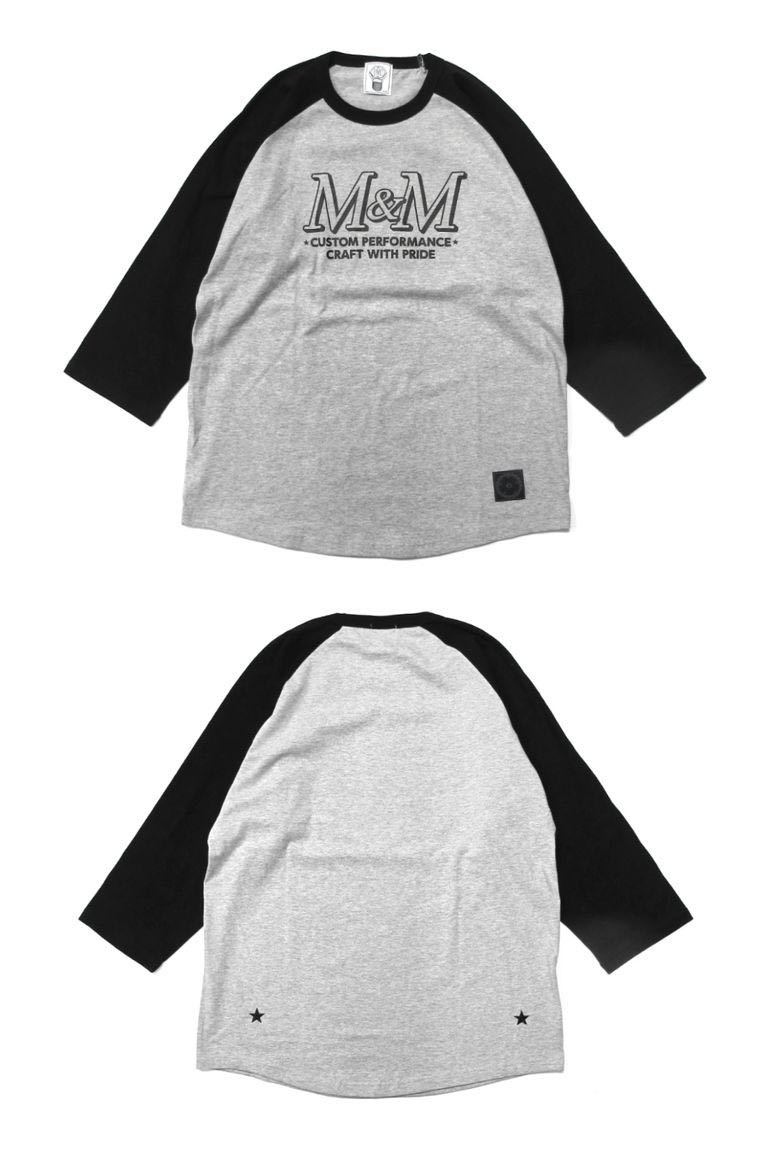 m&m custom performance RAGLAN T-SHIRT エムアンドエムカスタムパフォーマンス今季 tenderloin wtaps porkchop challenger ...