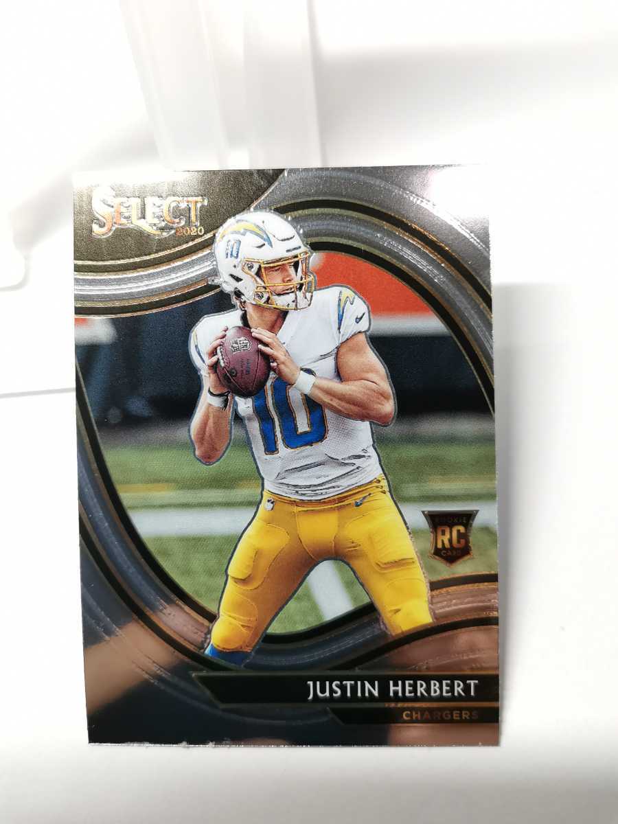 Justin Herbert 2020 Panini Select Field Level Rookie Card ジャスティン ハーバート ...