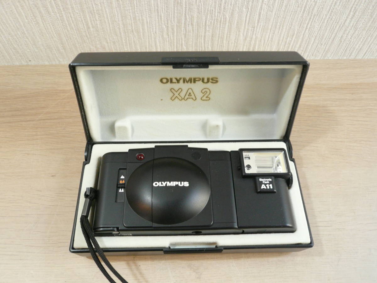 177n 60 動作未確認/現状品 OLYMPUS オリンパス XA2 コンパクトカメラ ブラック D.ZUIKO 1:3.5 f=35mm ...