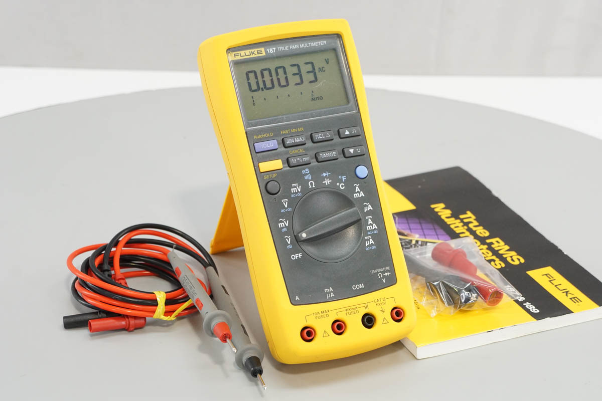 DW FLUKE 187 TRUE RMS MULTIMETER マルチメーター 取扱説明書 ST02785-0477(その他)｜売買された ...