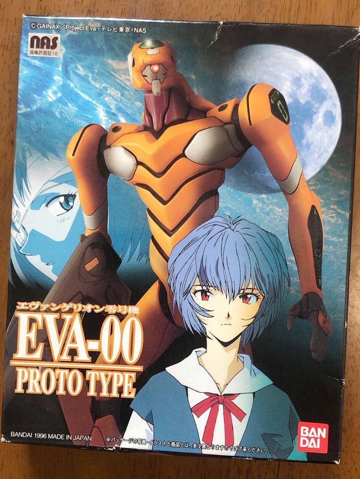 バンダイプラモ LM014 エヴァンゲリオン零号機 EVA-00 PROTO TYPE BANDAI 1996 MADE IN JAPAN(新 ...
