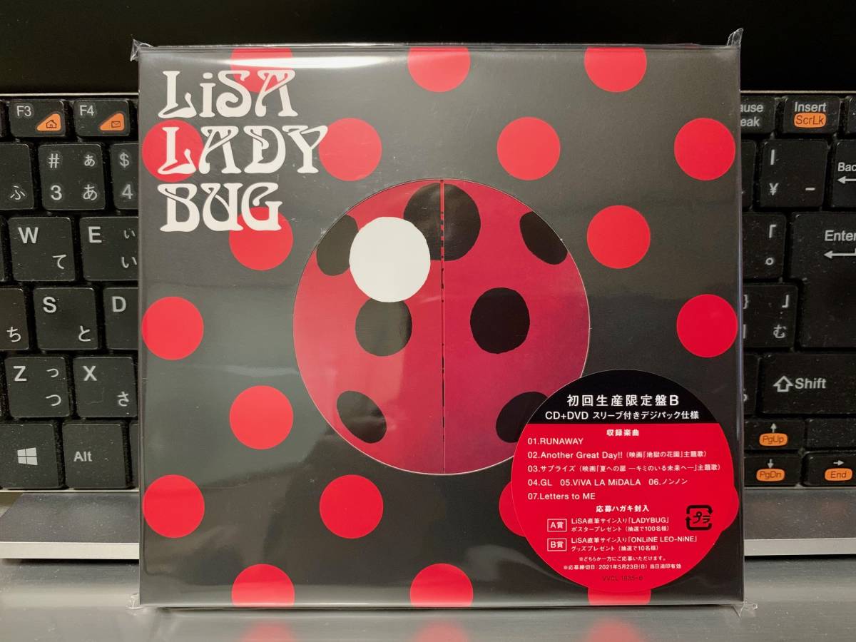 LiSA LADYBUG CD+DVD 初回生産限定盤 ポストカード 応募ハガキ付き(り)｜売買されたオークション情報、yahooの商品情報を ...