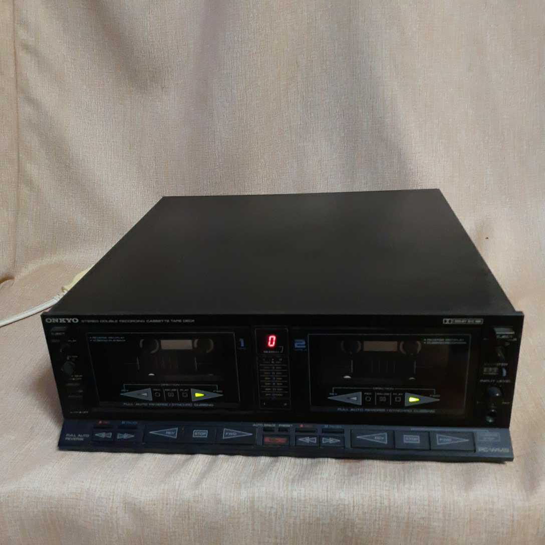 オンキョー PC-WM9 カセットデッキ 通電確認のみ(一般)｜売買されたオークション情報、yahooの商品情報をアーカイブ公開 ...