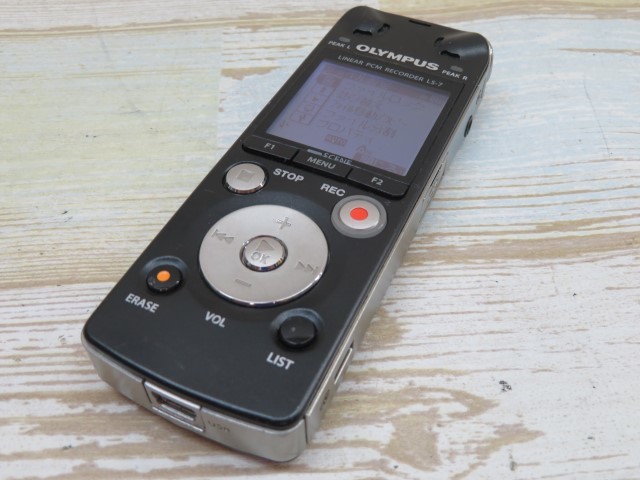 4GB/MP3 OLYMPUS LS-7 リニアPCMレコーダー ブラック オリンパス ICレコーダー ボイスレコーダー 電池付き 43422 ...