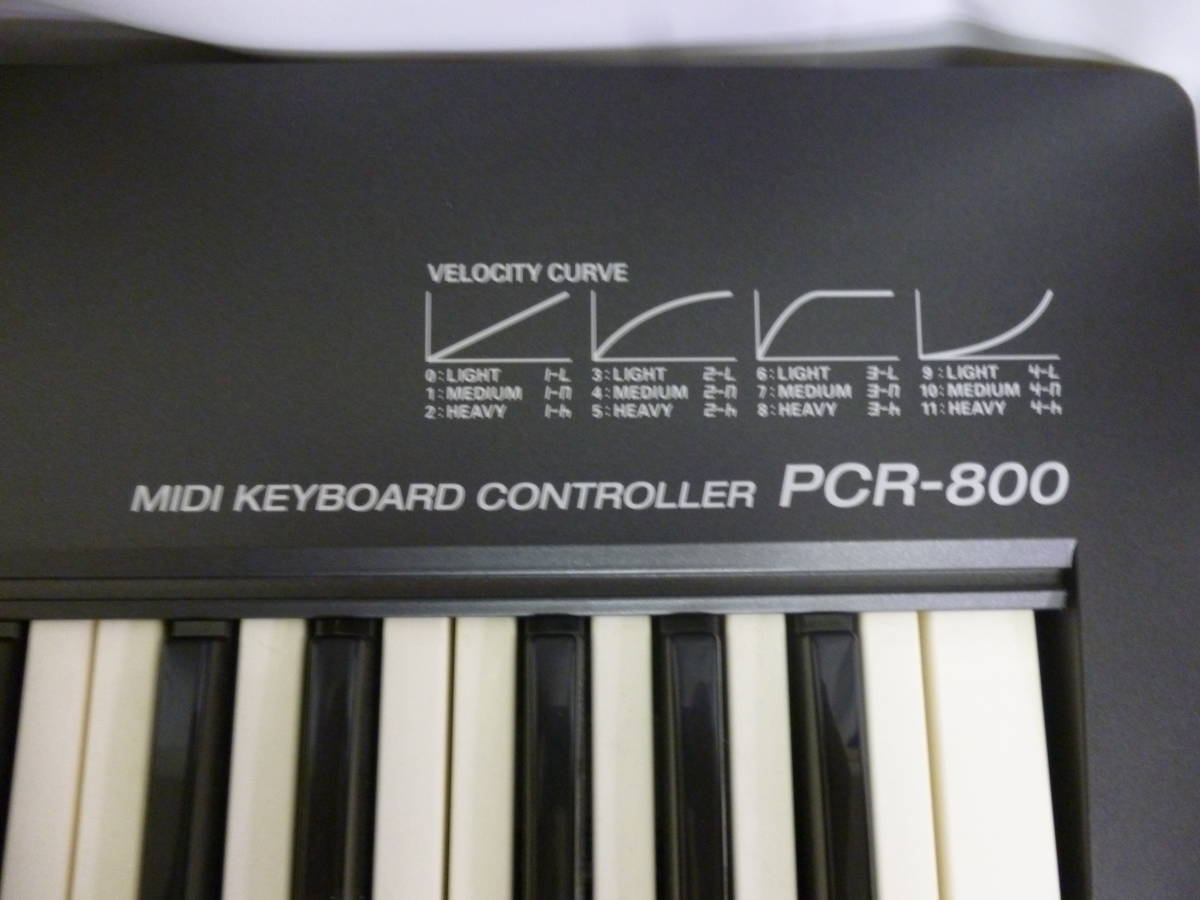Edirol Roland 61鍵 MIDIキーボード コントローラー PCR-800 ベロシティー アフタータッチ 高性能鍵盤搭載 ...