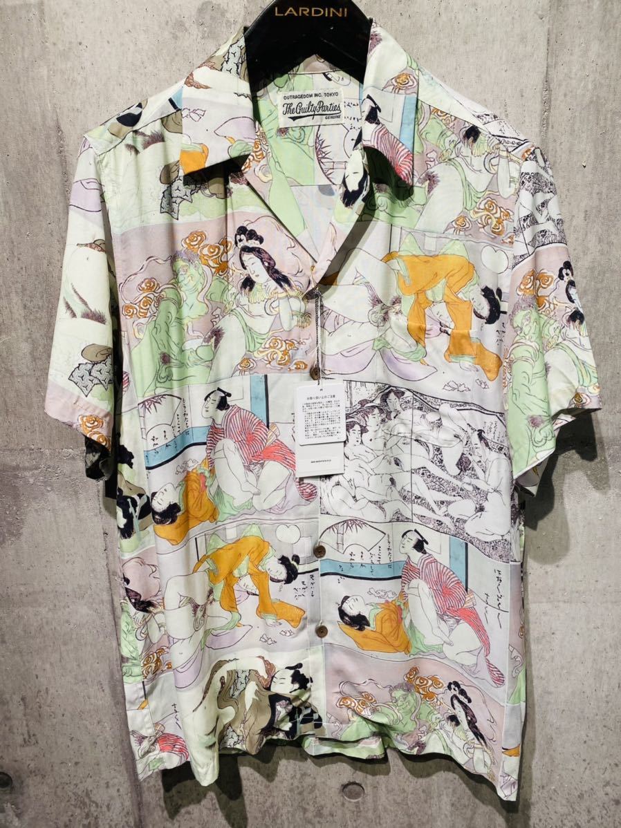20SS 同様 WACKO MARIA ワコマリア レーヨン100% アロハシャツ 浮世絵 size S 春画(トップス)｜売買されたオークション情報、yahooの商品情報をアーカイブ公開 ...