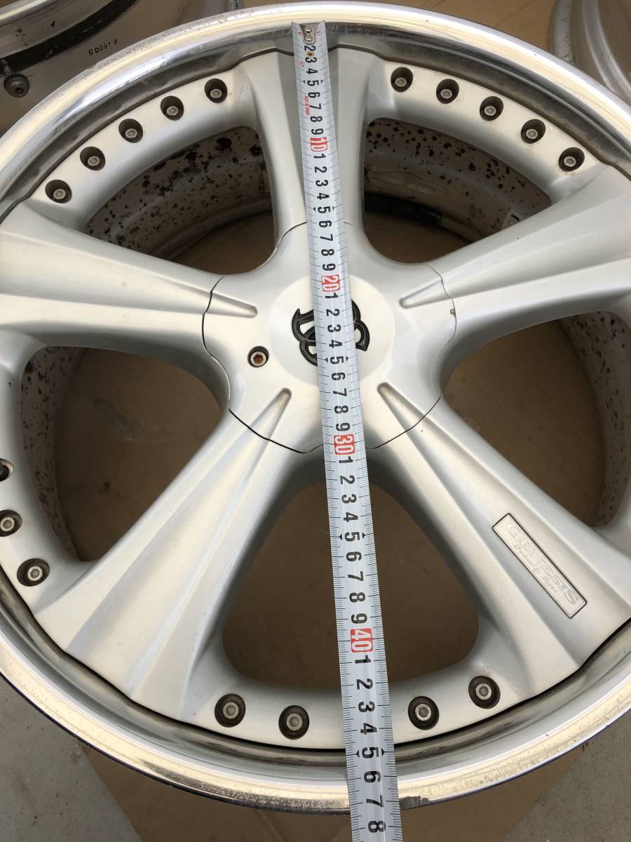 GENESIS imperi 18×7.5J PCD114.3-5H +38 4本セット ジェネシス 当時物(5穴)｜売買されたオークション ...