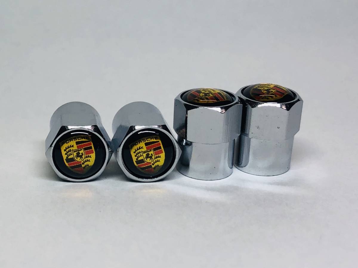 190107-04 ポルシェ エアーバルブキャップ シルバー 4個セット 汎用品 定形郵便発送OK(ホイールナット)｜売買されたオークション ...