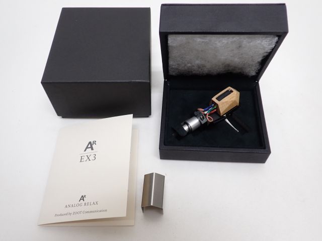 良品 Analog Relax AR EX3 AR-MCC-EX3 アナログリラックス MCカートリッジ Audio-Technica AT-LH15H ヘッドシェル付 61E60-1(MC ...