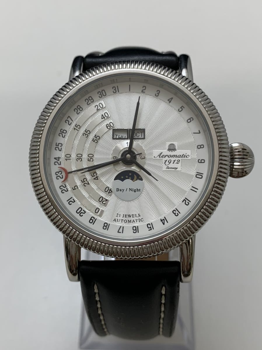 AEROMATIC 1912 A1281 AUTOMATIC 自動巻 エアロマチック1912 自動巻 ドイツ 価格 レターパックプラス(3針 ...