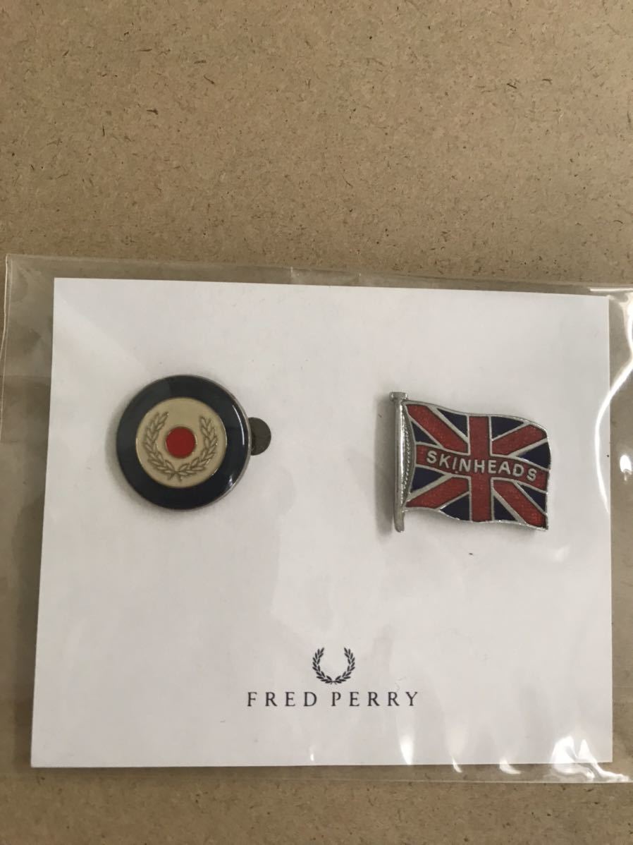 フレッドペリー skinhead ピンバッジ 缶バッジ FRED PERRY ska mods skins PUNK ギャルソン(その他 ...