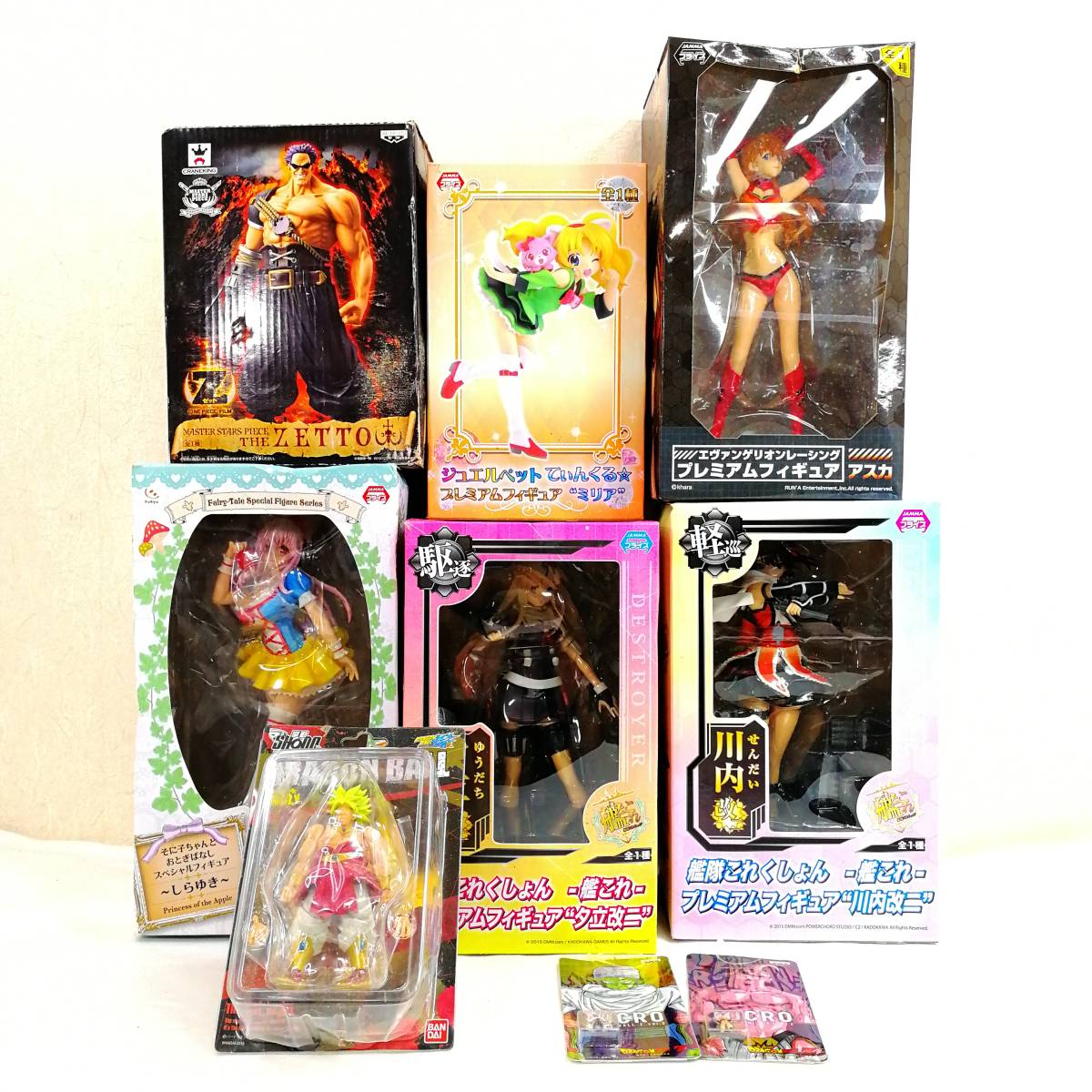E039 おもちゃ フィギュア まとめ 9点 エヴァンゲリオン すーぱーそに子 ドラゴンボール ジュエルペット ワンピース 艦隊これくしょん(惣流・アスカ・ラングレー)｜売買されたオークション ...