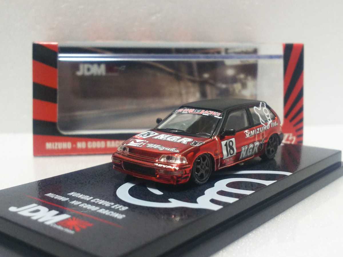 INNO 1/64 ホンダ グランドシビック EF9 ミズホ ノーグッドレーシング 瑞穂 イノモデル 環状JDM Civic No Good ...