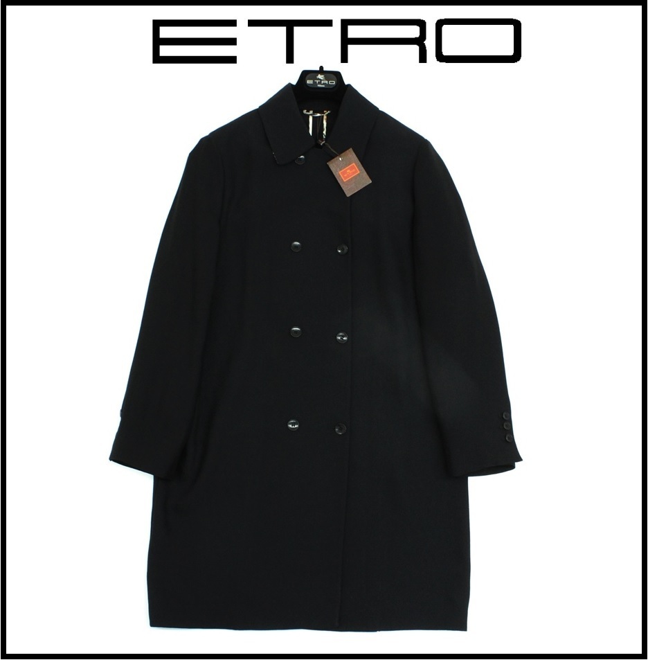 30万 42 エトロ ブラックウールダブルブレストコート ETRO 1円(その他)｜売買されたオークション情報、yahooの商品情報をアーカイブ公開 - オークファン（aucfan.com）