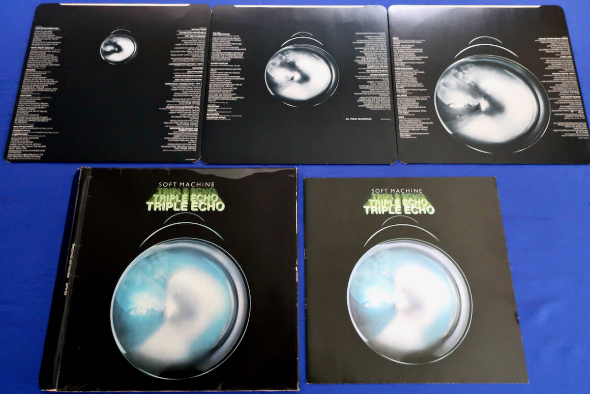 英国Harvest原盤 Soft Machine Triple Echo 3LP 全編試聴済み Kevin Ayers Robert ...