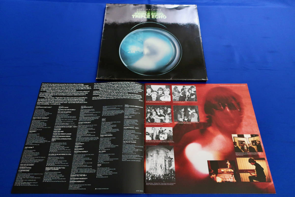 英国Harvest原盤 Soft Machine Triple Echo 3LP 全編試聴済み Kevin Ayers Robert ...