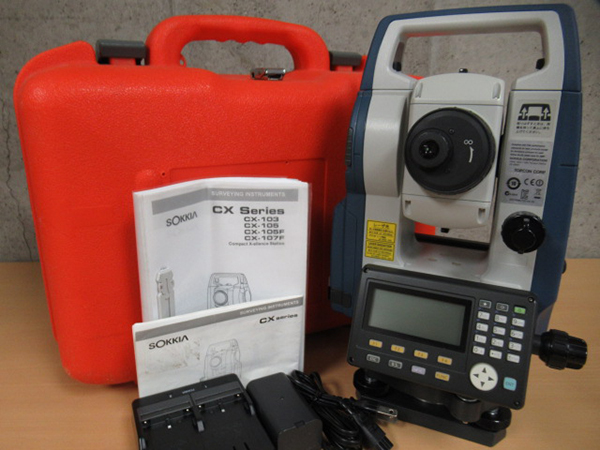 SOKKIA ソキア CX-105F 光波 トータルステーション バッテリー2個セット 測量機 管理tr1007d(測量、角度計)｜売買されたオークション情報、yahooの商品情報をアーカイブ ...