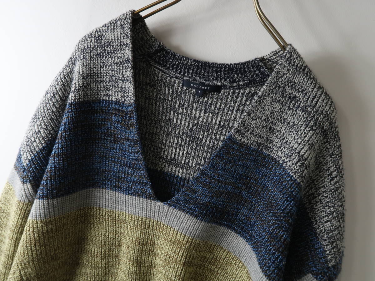 1.7万 トゥモローランド/マカフィー MACPHEE オーバーサイズ ウール100% Vネック ワイドプルオーバーニット S-M 6940(トップス)｜売買されたオークション情報、yahoo ...