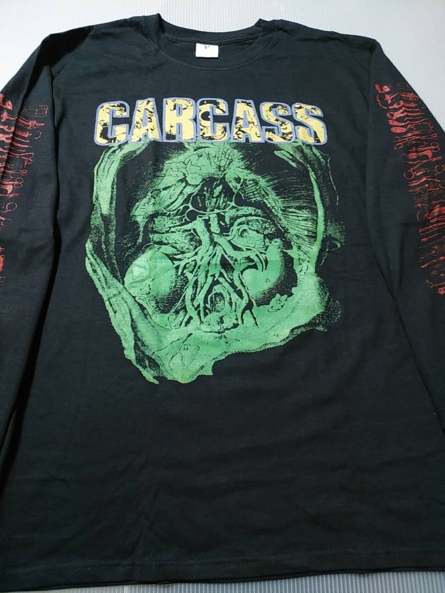 CARCASS 長袖 Tシャツ 黒L ロンT カーカス / napalm death morbid angel repulsion terrorizer brutal truth ...