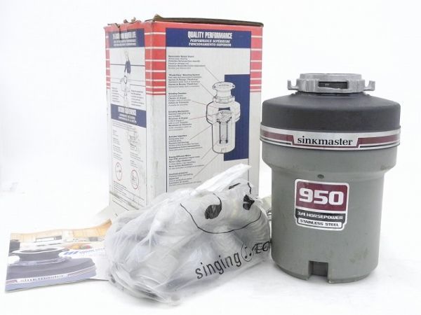 K062-N10-3339 sinkmaster シンクマスター 3/4 HORSEPOWER DISPOSER 950 ディスポーザー ...