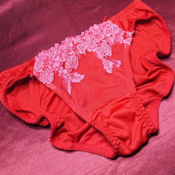 イクヨ祭 BLP 105-13 # 日本ボディファッション M 魅惑の秘書 痴女感UPの赤下着 厚手刺繍の大人ショーツ ´` タンス整理ECO ...