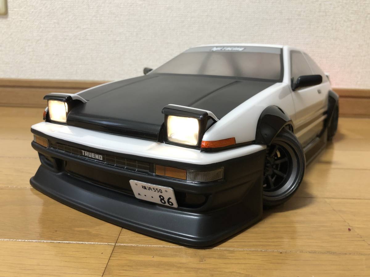 HPI AE86 ハチロク パンダトレノ RunFreeエアロ 電飾 走行(ボディ)｜売買されたオークション情報、yahooの商品情報を ...