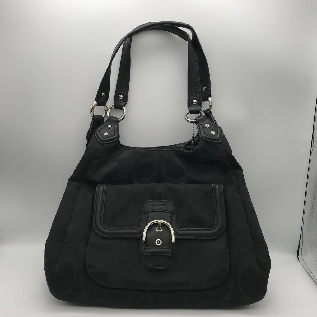＃5981 COACH バッグ 黒 トート ホーボー K11381/F24742(女性用)｜売買されたオークション情報、yahooの商品情報を ...