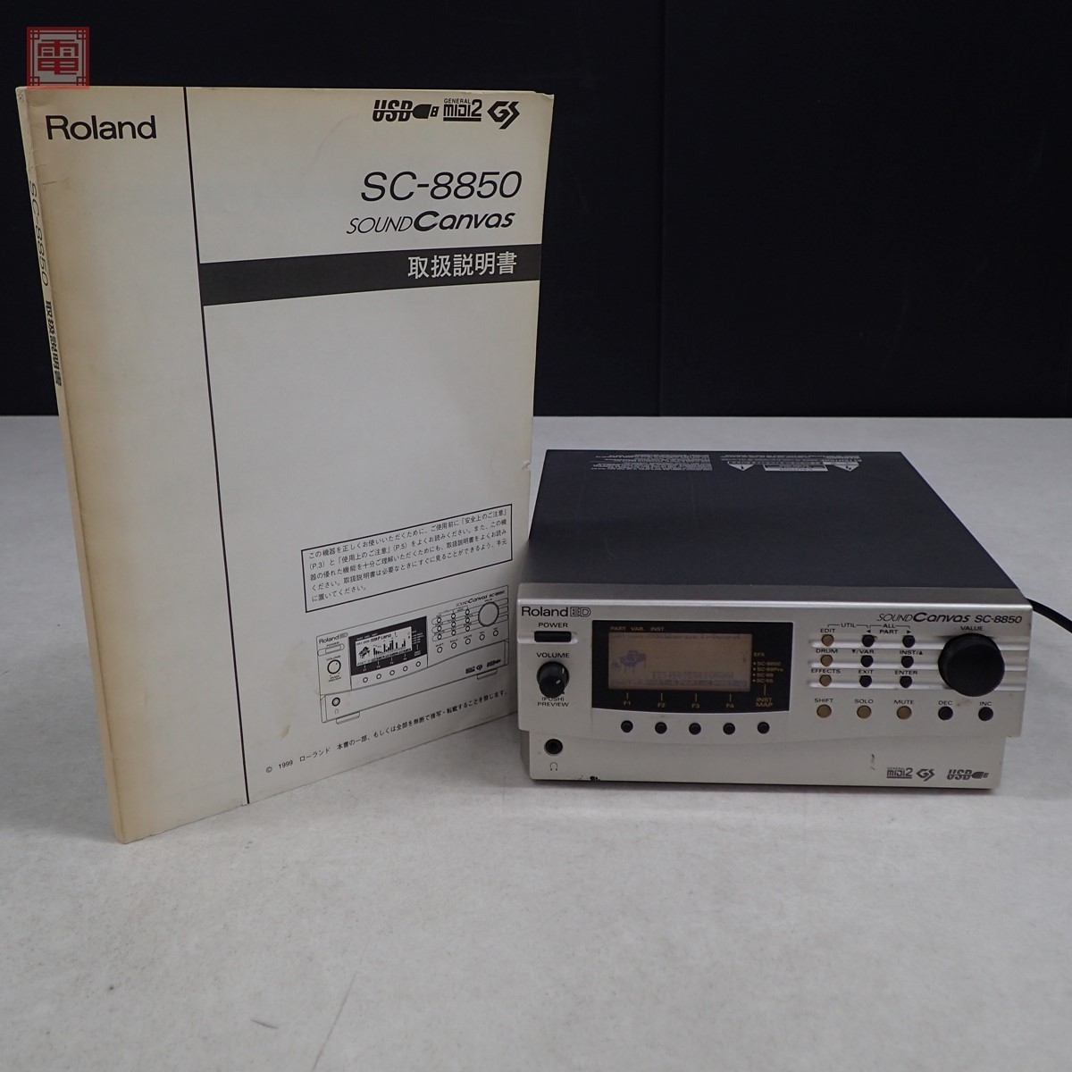 Roland SoundCanvas 音源モジュール SC-8850 取説付 通電のみ確認 20(音源モジュール)｜売買されたオークション情報 ...
