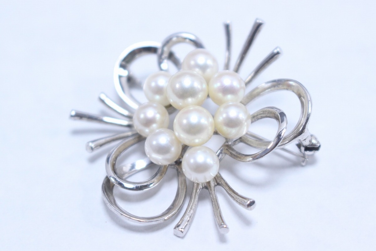 MIKIMOTO パール 真珠 ブローチ 5.5-6mm珠 シルバー M S 刻印 12-A002/1/60L(その他)｜売買されたオークション情報、yahooの商品情報をアーカイブ公開 ...
