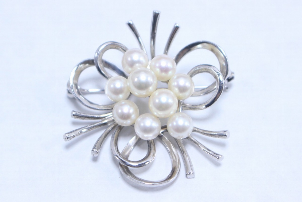 MIKIMOTO パール 真珠 ブローチ 5.5-6mm珠 シルバー M S 刻印 12-A002/1/60L(その他)｜売買されたオークション情報、yahooの商品情報をアーカイブ公開 ...
