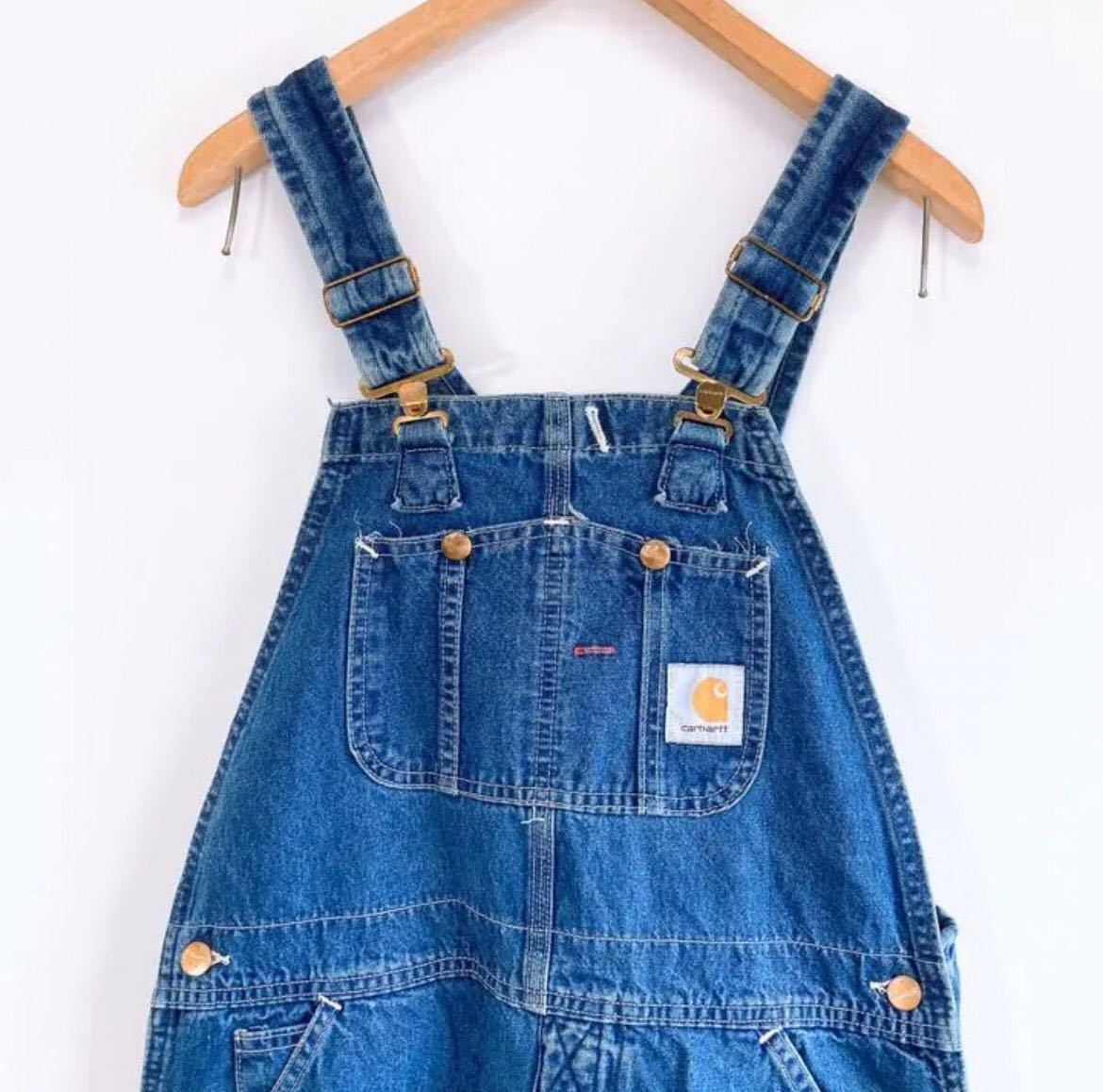 p196 カーハート デニム オーバーオール アメリカ ヴィンテージ 古着 アメリカ USA carhartt(オーバーオール)｜売買されたオークション情報、yahooの商品情報をアーカイブ ...