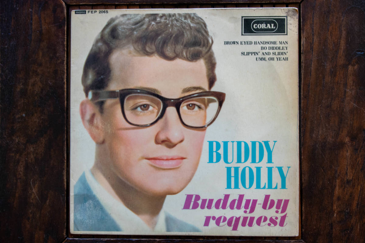 Buddy Holly EP Buddy-By Request Brown Eyed Handsome Man Slipping' And ...