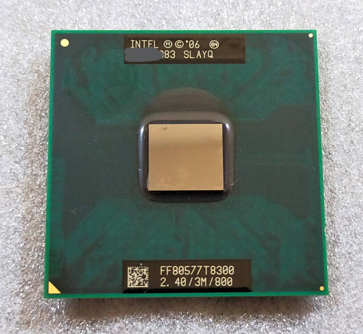 NO：50 Intel Core 2 Duo T8300 2.4GHz/3M/800 グリス付き(Core2)｜売買されたオークション情報 ...